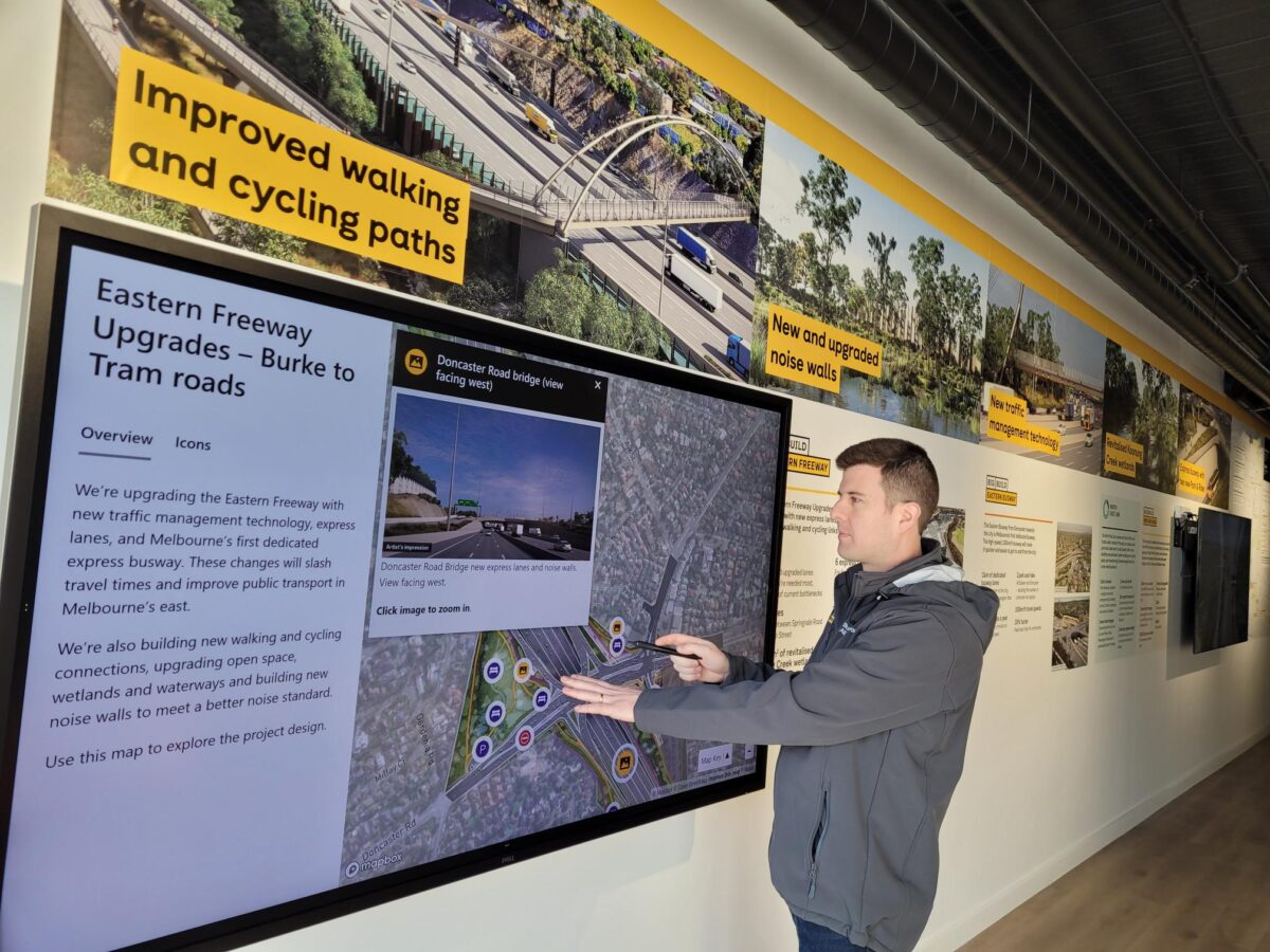 Eastern Freeway Upgrade visitor centre now open at Greythorn ...