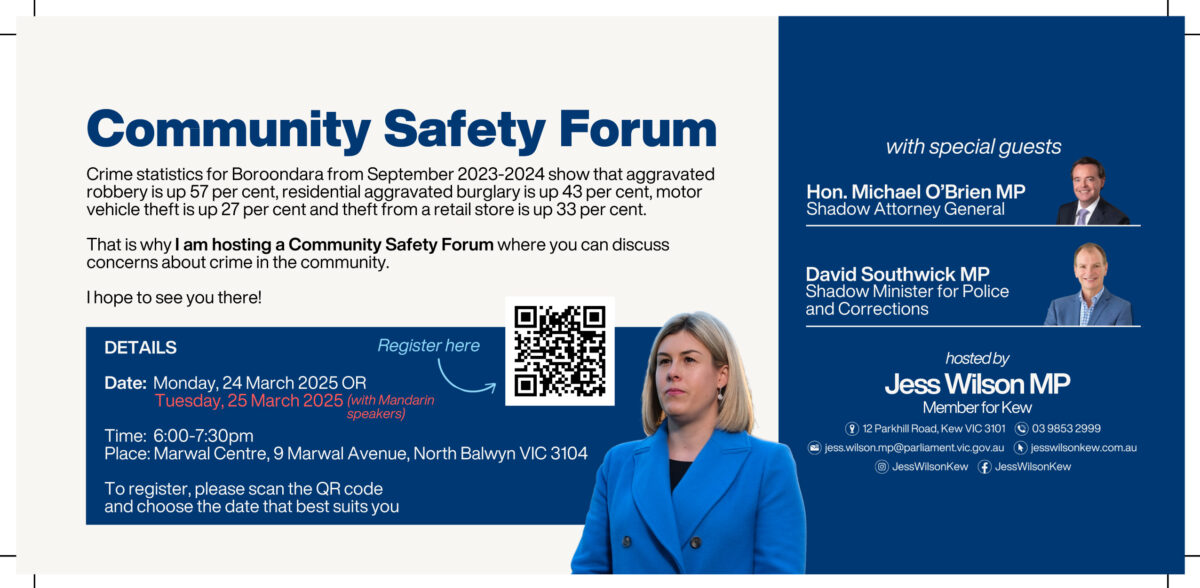 Community Safety Forum – Monday 24 March 2025 – Greythorn Central
